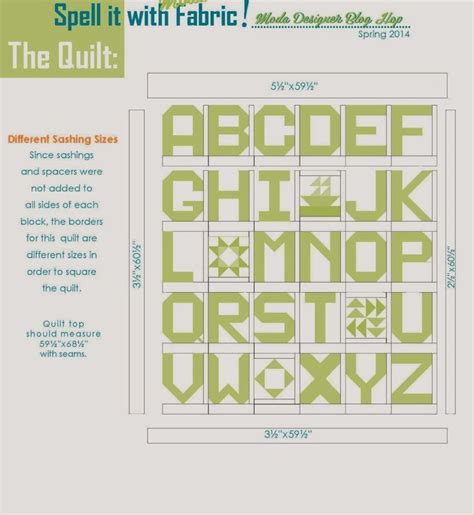 Best Day Ever Alphabet Quilt