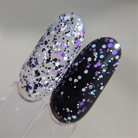 Asexual Ace Pride Glitter Topper Pinnacle Polish Asexual Pride Flag