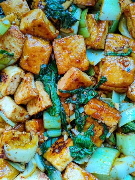Easy Tofu Bok Choy Stir Fry Go Healthy Ever After