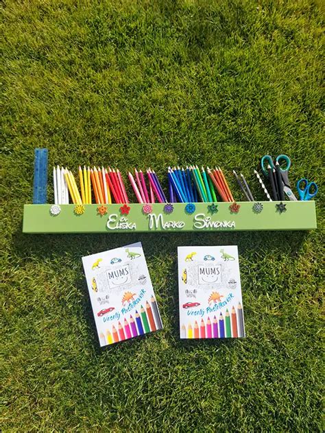 Maxi Stojanik Na Pastelky Fixky Perá A Pravítka Tatranské Kvety