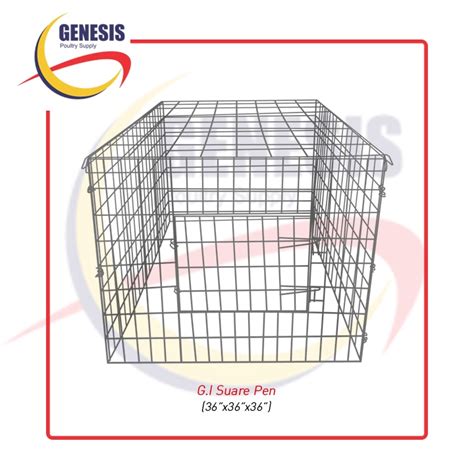 Galvanized Square Pen Light Weight Shopee Philippines