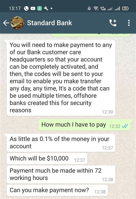 Standard Vertrauen Bank — Regarding Cot Code