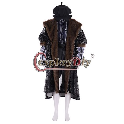 Cosplaydiy Tudor King Henry Viii Costume With Hat Adult Mens Medieval