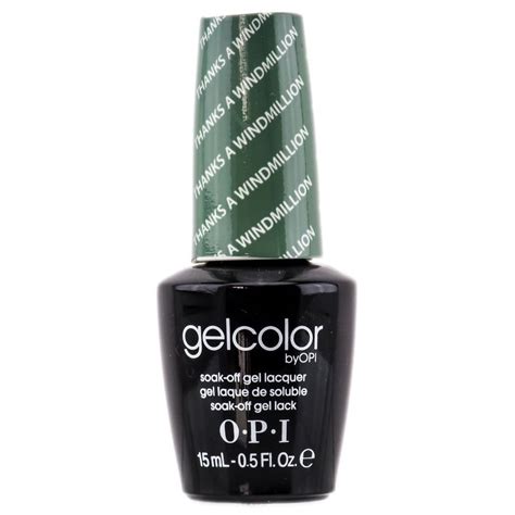 GelColor Soak Off Gel Lacquer GC H62 Thanks A WindMillion By OPI