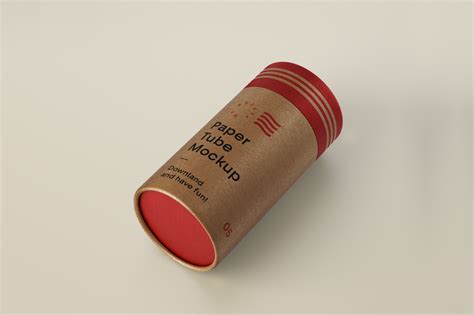 Cardboard Tube Mockup — Mr Mockup Graphic Design Freebies