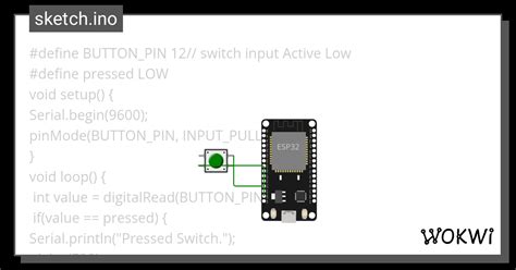 button wokwi esp32 stm32 arduino simulator