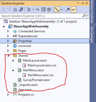 Project Structure Of Blazor WebAssembly Project In ASP NET Core