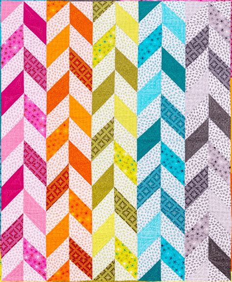Learn To Baste Quilt And Bind With My Free Herringbone Quilt Pattern