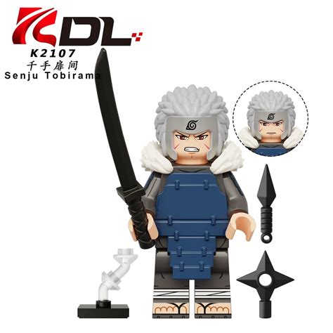 บล็อกตัวต่อฟิกเกอร์ Akatsuki Itachi Sasuke Naruto Gaara Senju Hashirama
