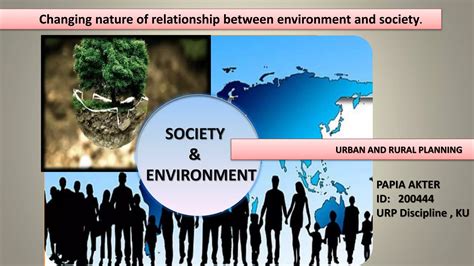Relationship Between Environment And Society Pptx