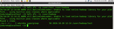 Hdfs Commands Hadoop Shell Commands To Manage Hdfs Edureka