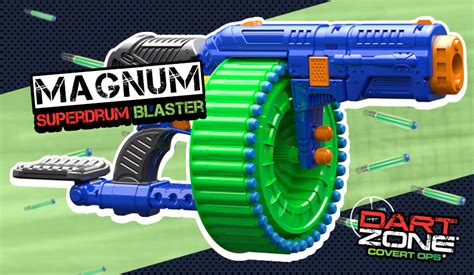 40 Round Dart Zone Magnum Superdrum Detailed Blaster Hub