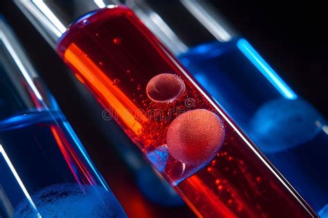 Science Experiment From Test Tube Generative Ai Stock Image Image Of