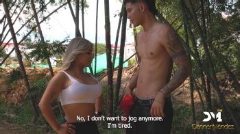 Outdoor Sex With My Horny Neighbor With Big Tits Danner Mendez And