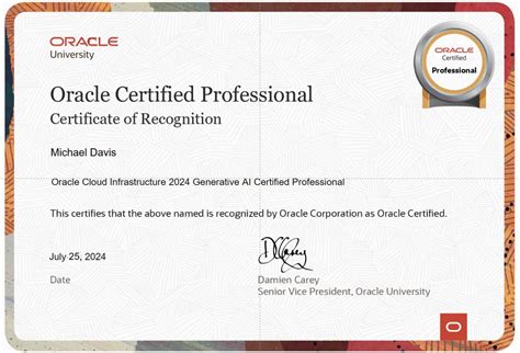 Ai Machinelearning Cloudcomputing Projectmanagement Oraclecloud Certification Innovation