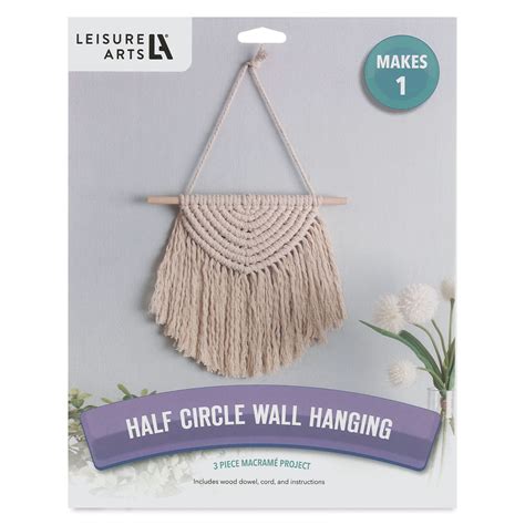 Leisure Arts Macramé Half Circle Kit BLICK Art Materials