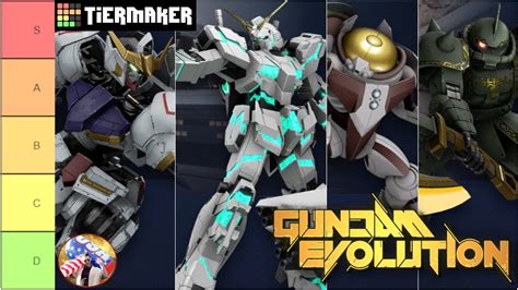 THE BEST Gundam Evolution Classes Meta Tierlist Strongest Mobile