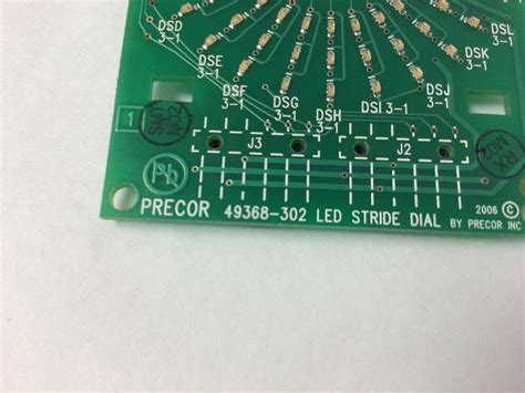 Precor 100i Elliptical Display Console Electronic Circuit Board 49410