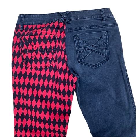 Royal Bones Jeans Royal Bones By Tripp Jeans Split Checkered Split