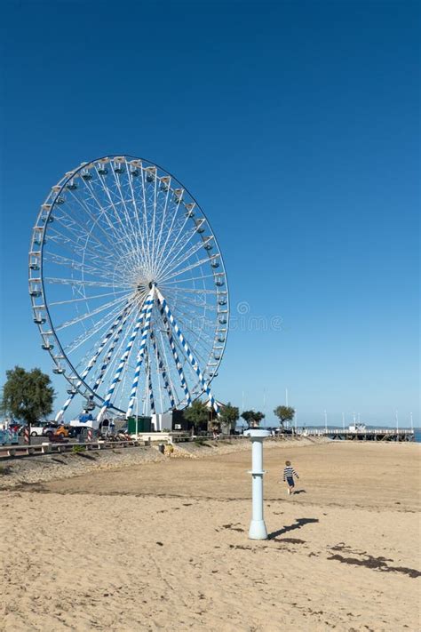 Ferris Wheel In Arcachon On The French Atlantic Coast Editorial Image