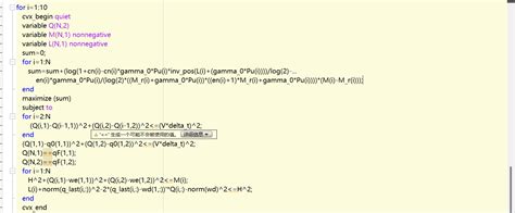 How To Express This Formulation In Cvx Cvx Forum A Community Driven
