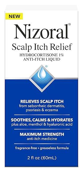 Nizoral Scalp Itch Relief Liquid—relieves Scalp Itch And