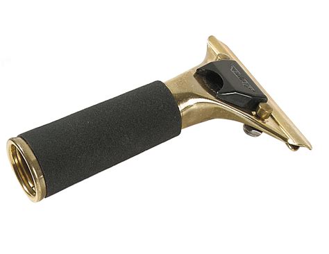 Master Quick Release Squeegee Handle Brass Clean Spot
