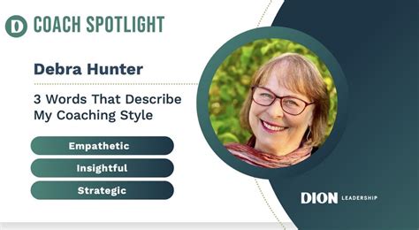 Debra Hunter Is A Natural Leader She Built A Hugely Successful Career Which Includes Being A