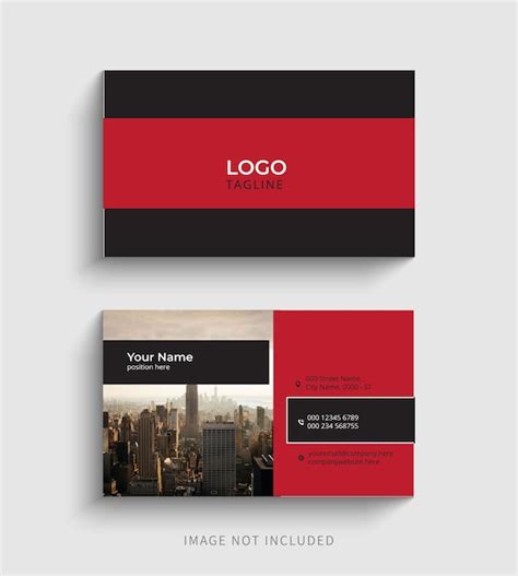 Premium Vector Vector Business Card Template Design