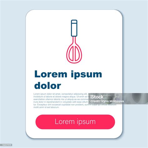 회색 배경에 격리 된 라인 키친 거품기 아이콘 조리 기구 계란 비터 칼 붙이 기호 음식 믹스 기호 다채로운 개요 개념 벡터 강철에 대한 스톡 벡터 아트 및 기타 이미지