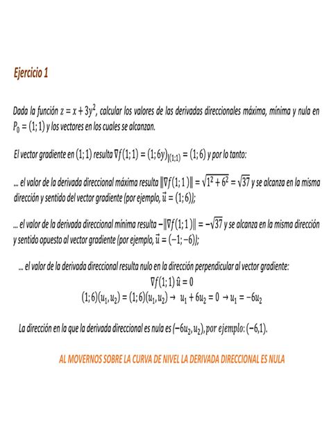 Ejercicios Resueltos Derivada Direccional Pdf