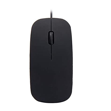 Ikiya Mice Wired Ultra Thin Mouse Desktop Computer Laptop Ergonomic