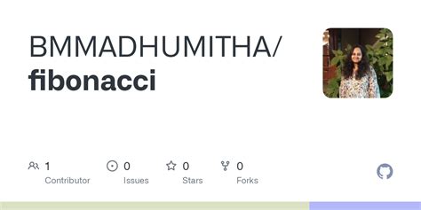 Github Bmmadhumitha Fibonacci