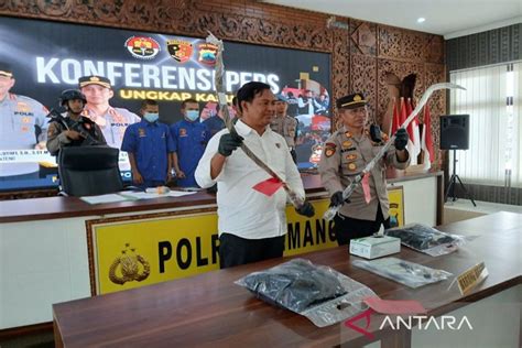 2 Anggota Geng Bersenjata Tajam Bikin Resah Warga Langsung Digulung Polisi