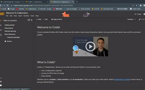 Python Google Colaboratory 哔哩哔哩