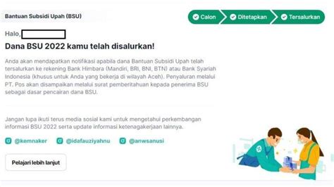 CARA Dan SYARAT Cairkan BSU Rp Ribu Siapkan KTP Cek Penerima Di Kemnaker Go Id