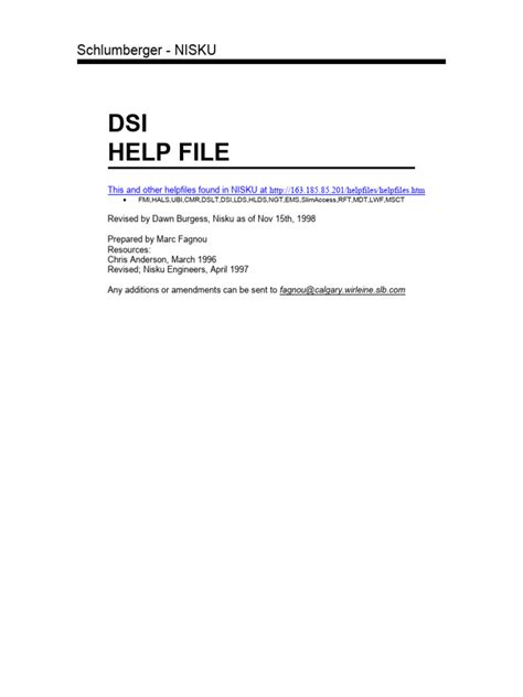 Dsi Help File Pdf Telecommunications Engineering Electrical Engineering