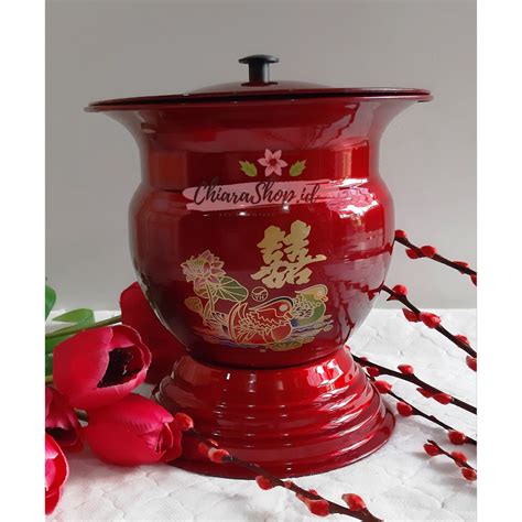 Jual Pispot Sangjit Pispot Seng Merah Pispot Kaleng Pispot Shuang