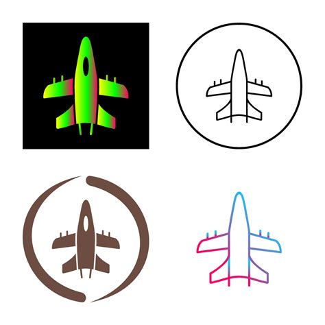 Military Plane Vector Icon Vector Art At Vecteezy