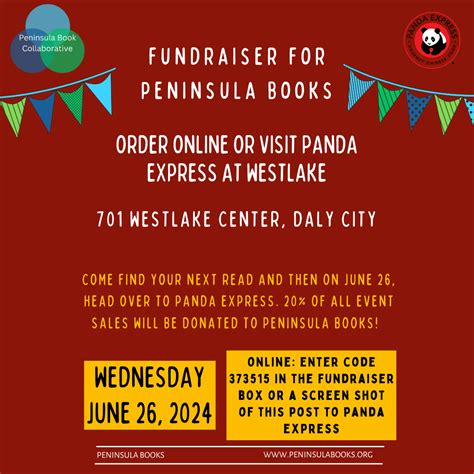 Events From June 26 April 27 Peninsula Book Collaborative