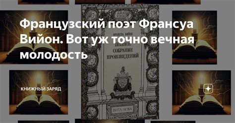 Французский поэт Франсуа Вийон Вот уж точно вечная молодость Книжный заряд Дзен