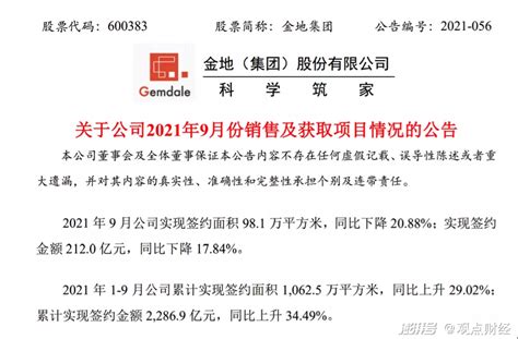 金地集团三季报：归母净利润同比降超三成，仍存债务压力澎湃号·湃客澎湃新闻 The Paper