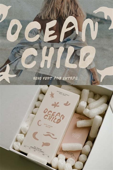 Bold Handmade Font Boho Icons Leasted Graphics Template Resources