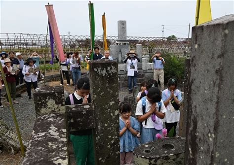 福岡うきは市で五庄屋の墓巡り遺徳しのぶ西日本新聞me