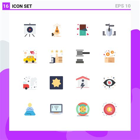 16 Universal Flat Colors Set For Web And Mobile Applications Design Mouse Debt Sweet Love