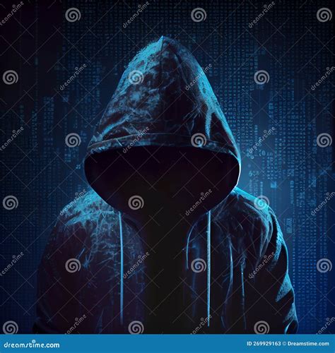 Hacker Programmer Modern Spy Illegal Data Search AI Generated Image