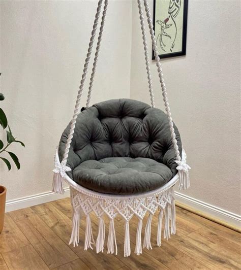 Handmade Macrame Hanging Swing Hammock Chair Buy Online Sn