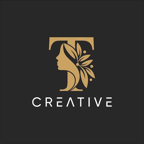 Premium Vector Vector Feminine Monogram Modern Logo With Beauty Letter