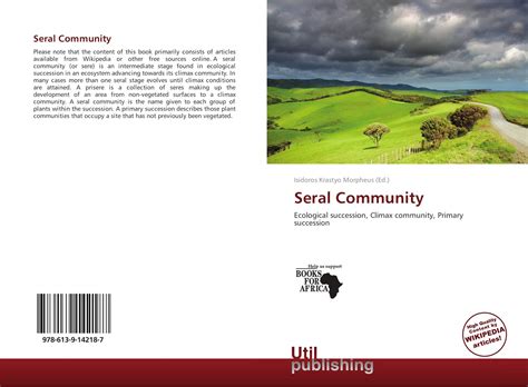 Seral Community, 978-613-9-14218-7, 6139142180 ,9786139142187