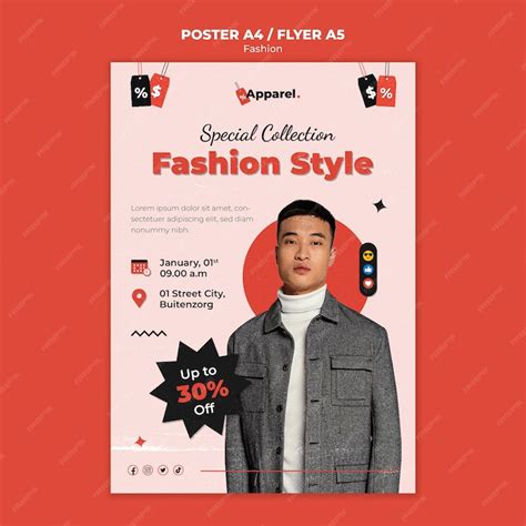 Fashion Business Poster Template Premium Psd